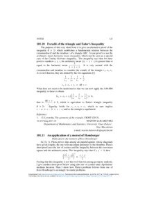 Exradii of the triangle and Euler's inequality - UGD Academic Repository