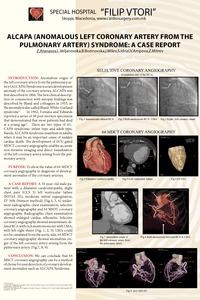 ALCAPA (Anomalous Left Coronary Artery from the Pulmonary Artery ...